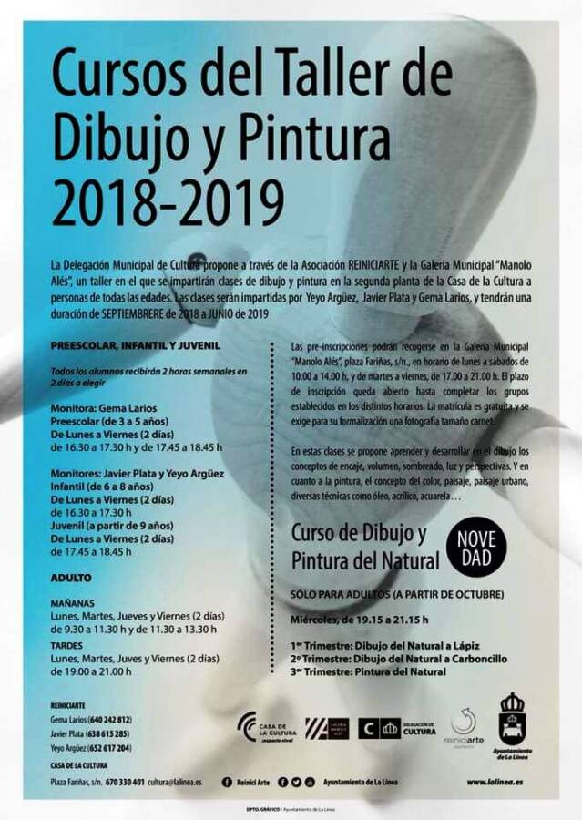 Cultura desarrollará un taller de dibujo y pintura a partir de septiembre
