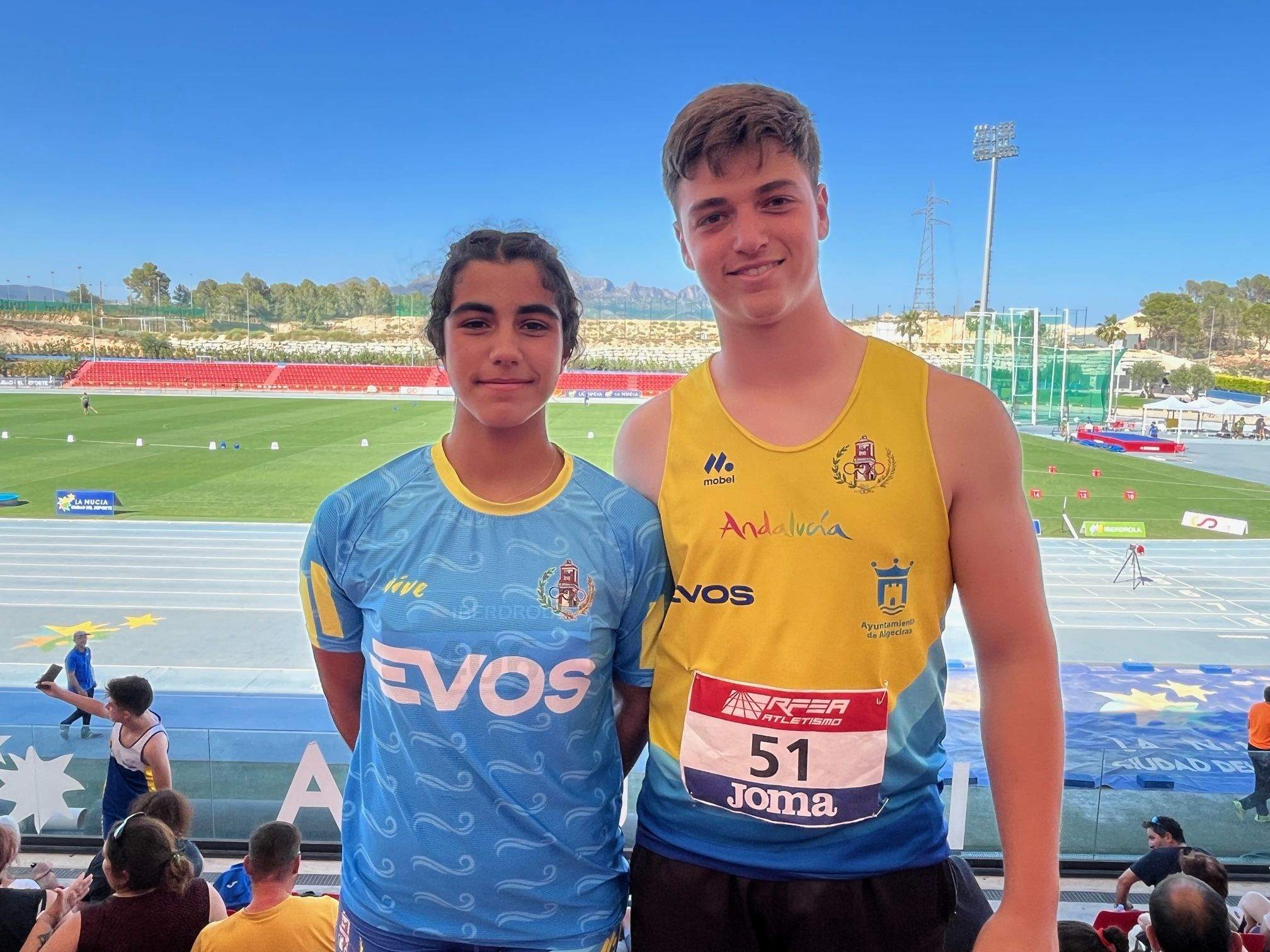 Quinta plaza en el Nacional Sub-16 para María Isabel Morales y Rodrigo ...