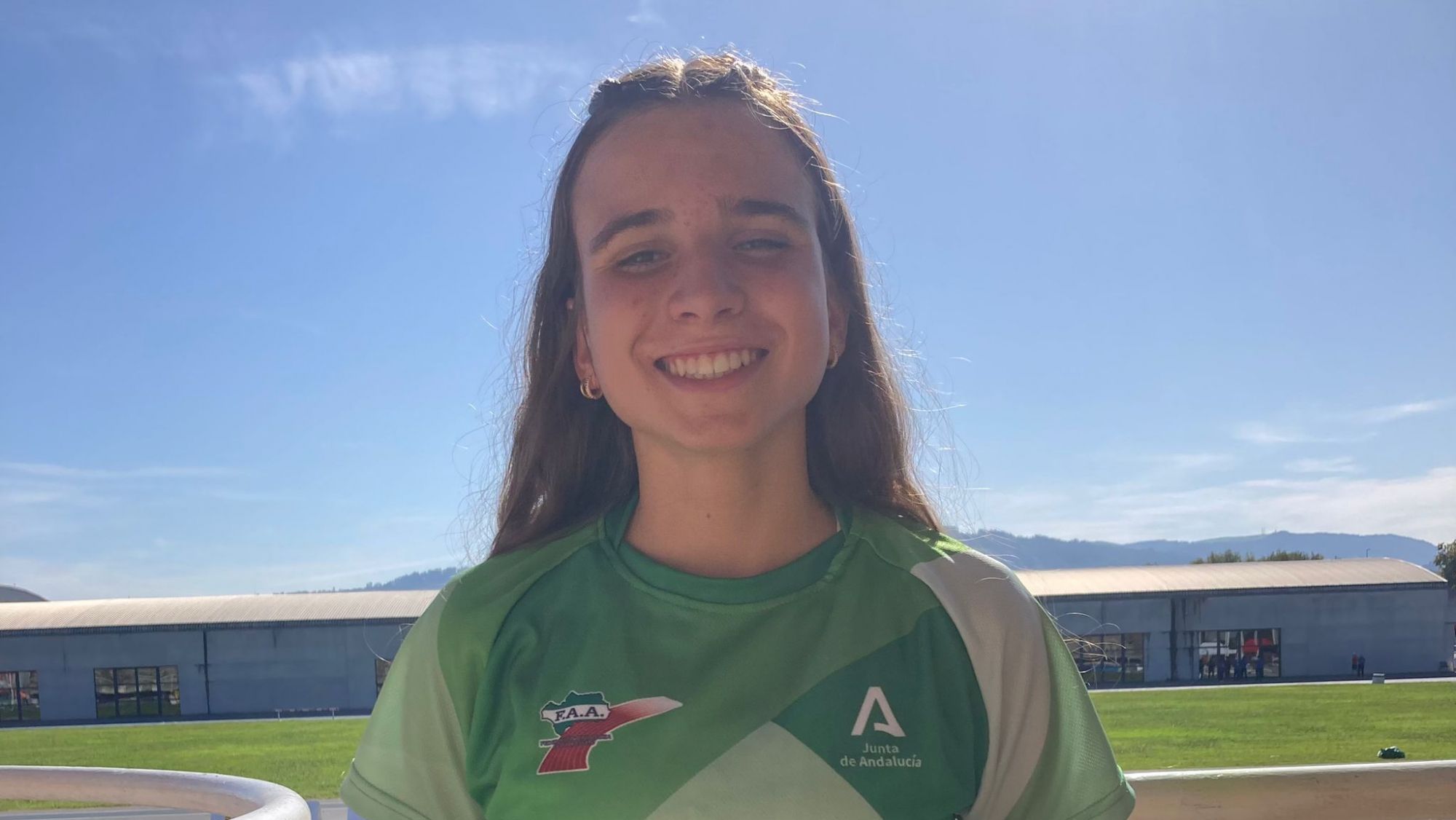 La atleta del Bahía de Algeciras, María Regina Vargas-Machuca, en la ...