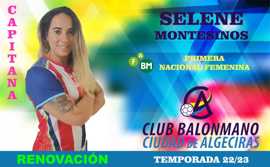 Renueva la capitana del BM Ciudad de Algeciras: Selene Montesinos Guillén