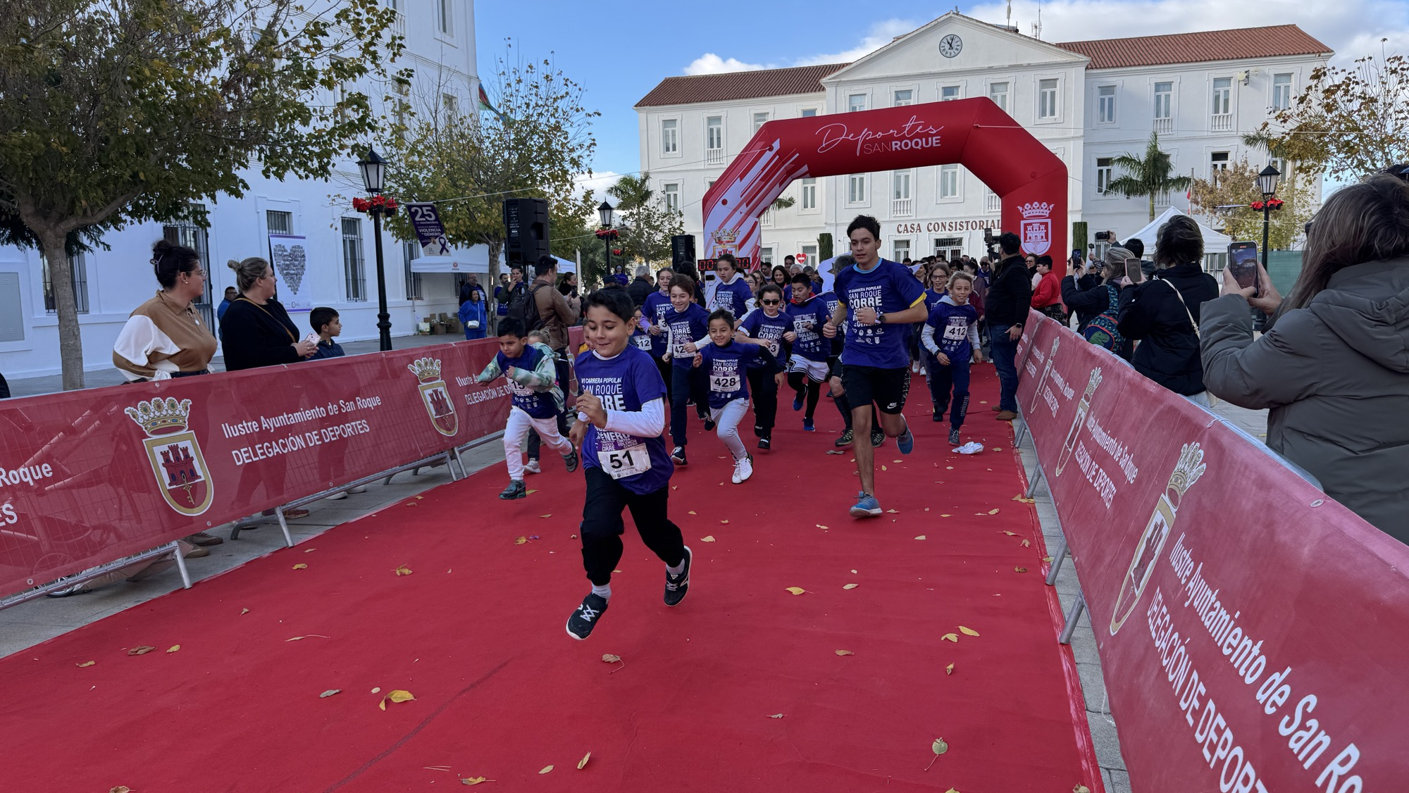 Medio millar de personas participaron en la VI Carrera Popular “San ...