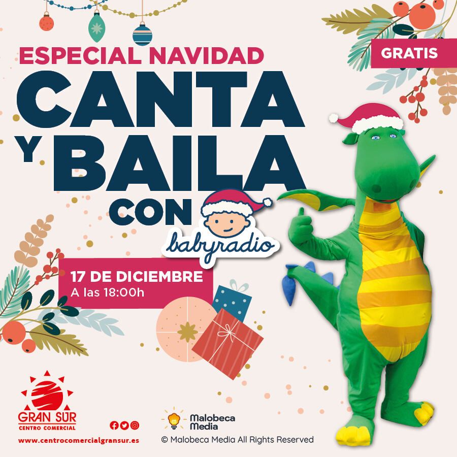 El espectáculo navideño de Babyradio llega a Gran Sur